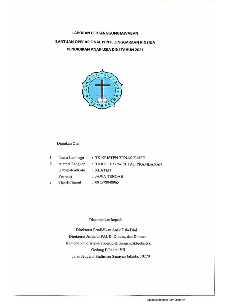 Laporan Pelaksanaan Kegiatan (LPJ Akhir) | PDF