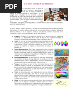 Elementos Clave de las Artes Visuales | PDF | Color | Composición ...