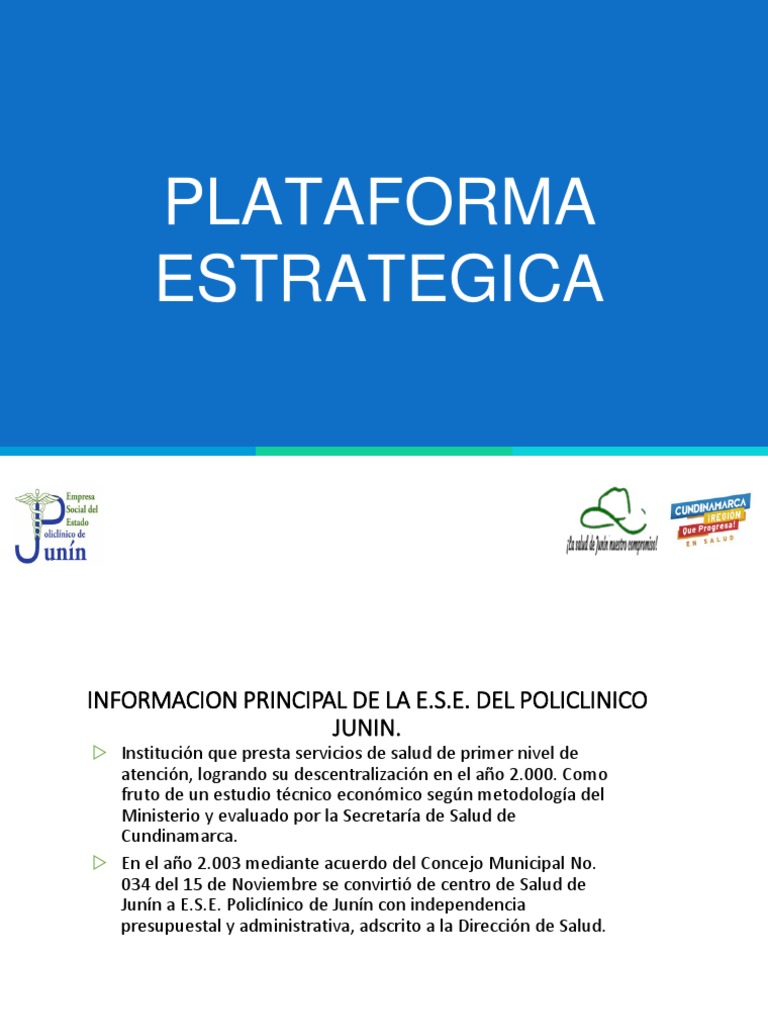 Plataforma Estrategica | PDF Plataforma Estrategica | PDF