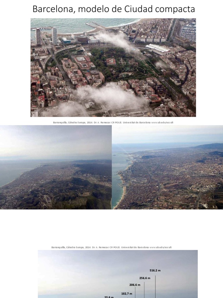 2014 Barcelona Modelo de Ciudad Compacta | PDF | Crecimiento económico ...