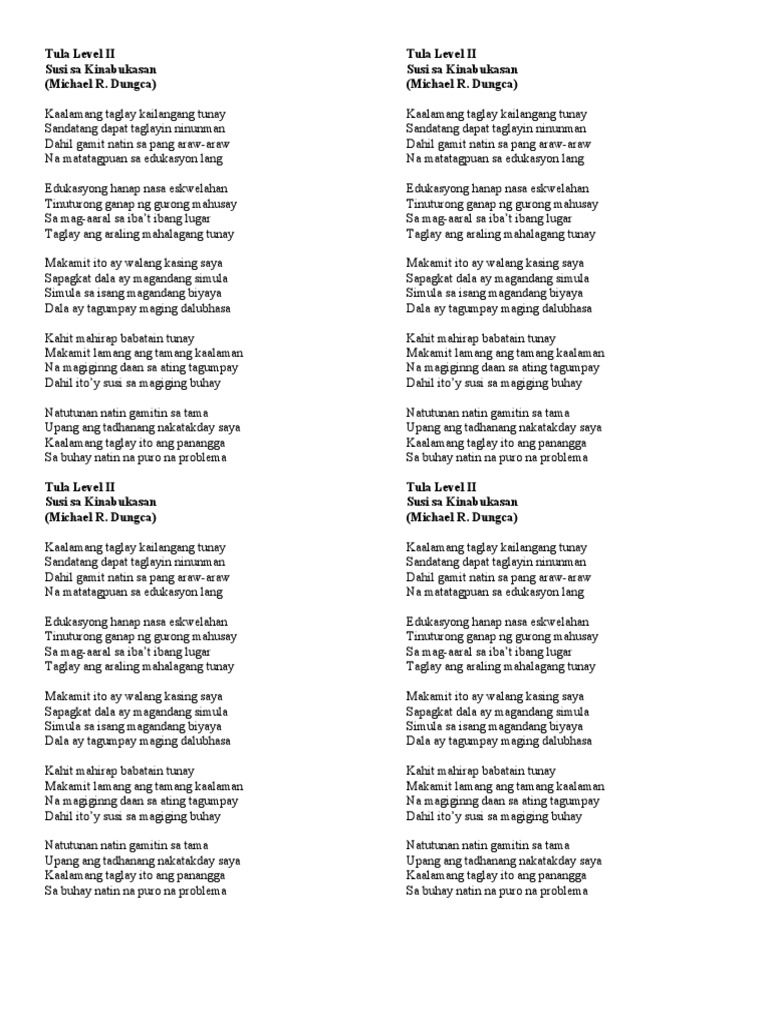 Tula Level II | PDF