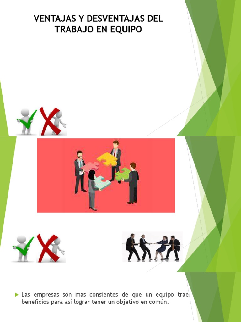 Ventajas y Desventajas Del Trabajo en Equipo | PDF | Liderazgo ... Ventajas y Desventajas Del Trabajo en Equipo | PDF | Liderazgo ...