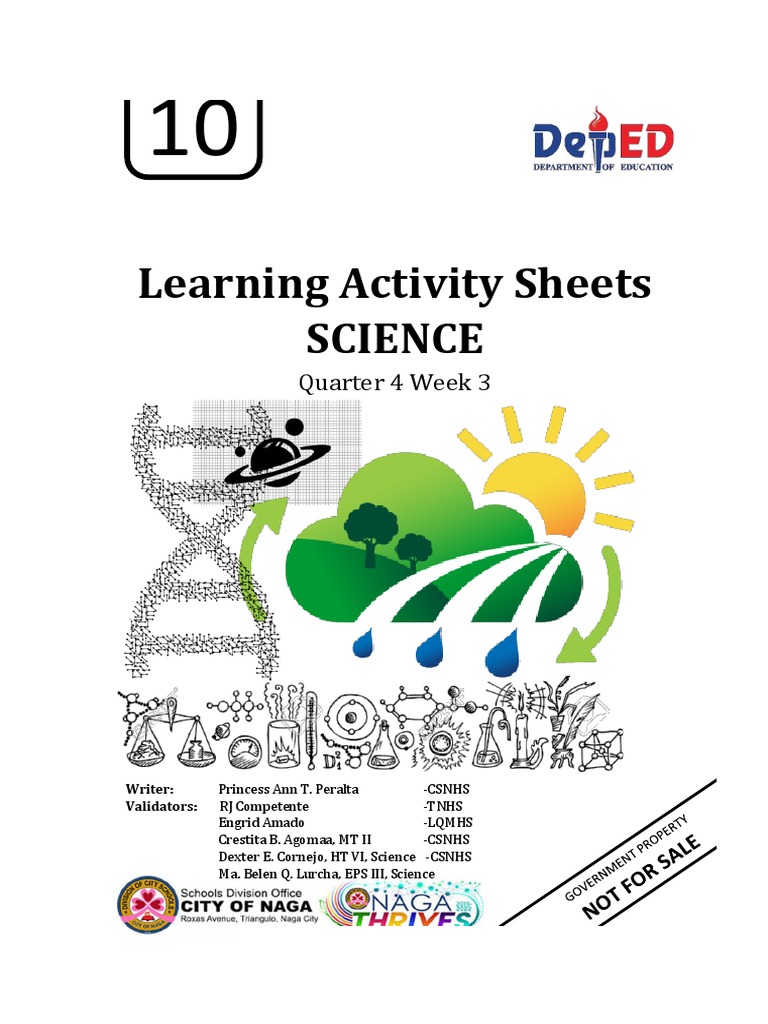 Quarter 4 Module 3 Law of Conservation of Mass | PDF | Mole (Unit ...
