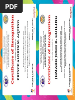 Certificate of Recognition-3rd Quarter (2022-2023) | PDF