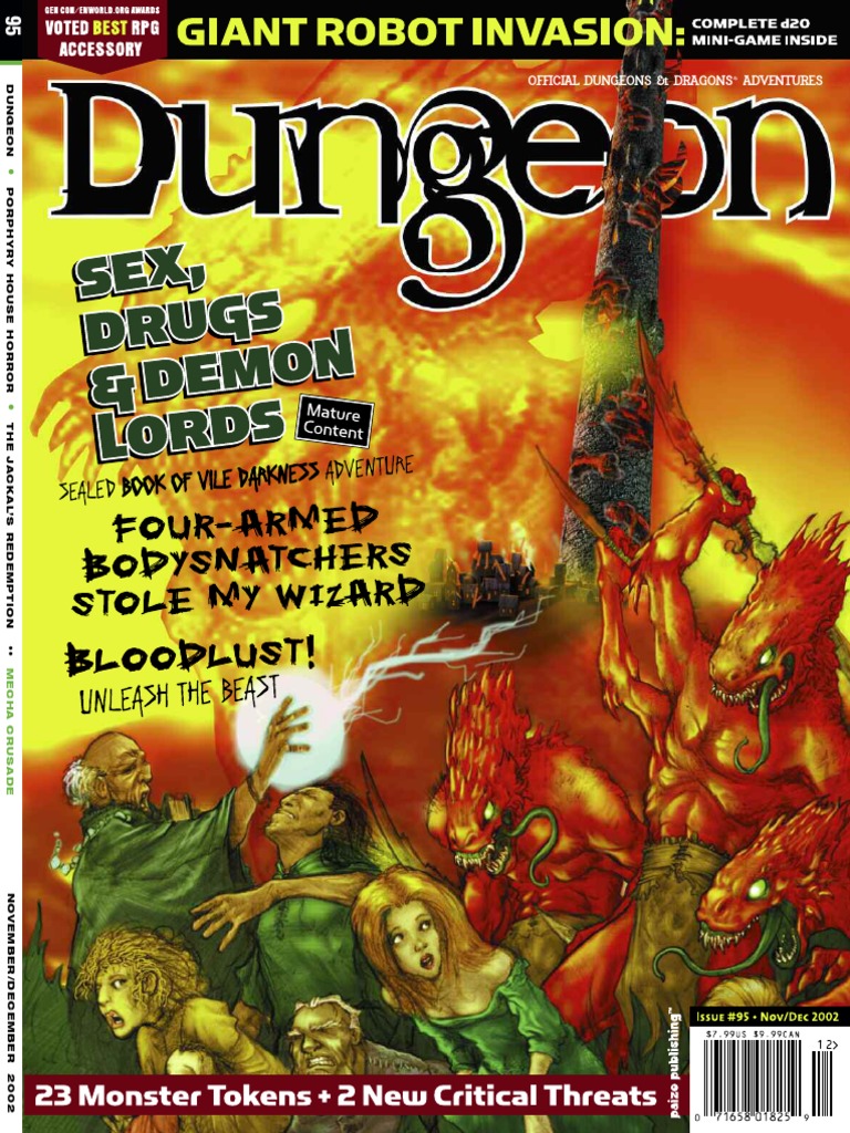 Dungeon Magazine #095 | PDF | Dungeons & Dragons | Wizards Of The Coast