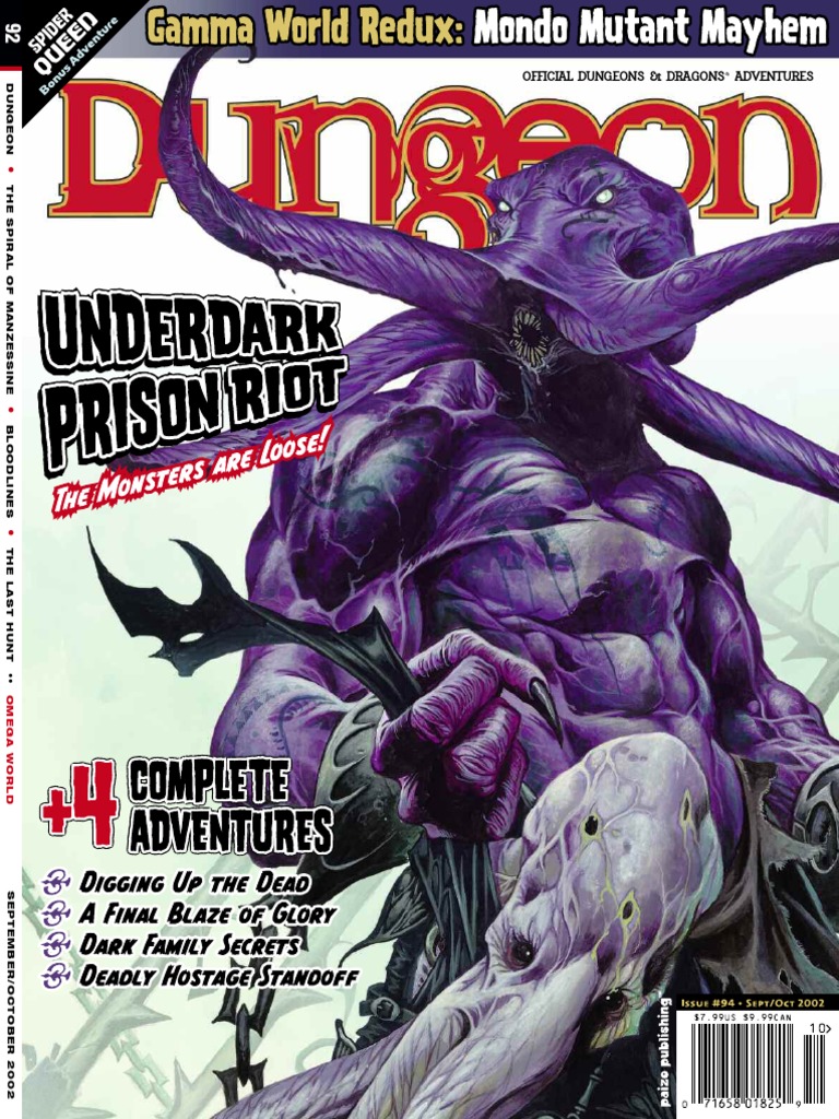 Dungeon Magazine #094 | PDF | Dungeons & Dragons | Wizards Of The Coast