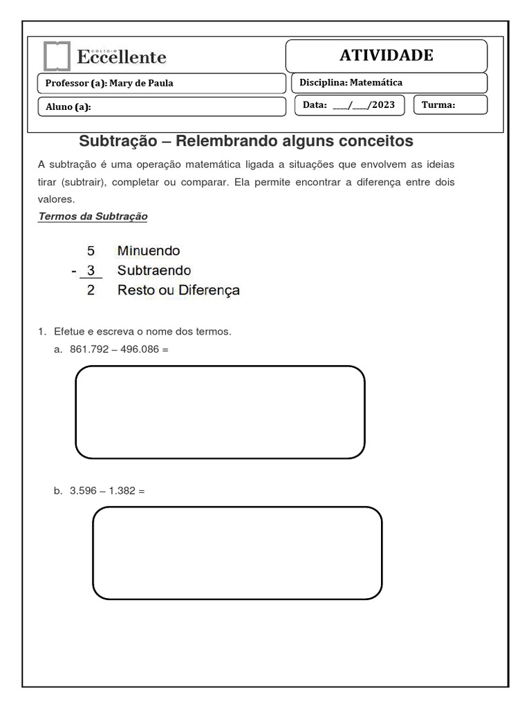 Atividade complementar 1 | PDF | Matemática
