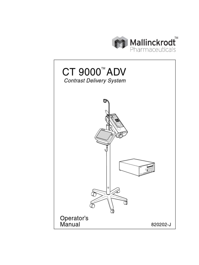 CT9000ADV Operator's (English) Univ Console-J | PDF | Ct Scan | Syringe