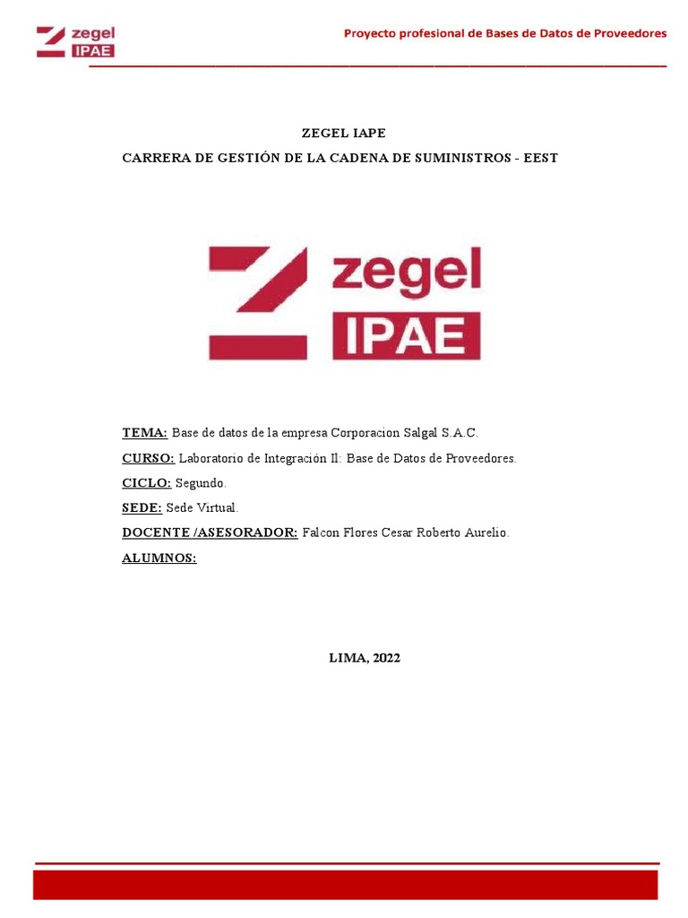 Corporacion Salgal S - Grupo 4 | PDF | Negociación | Producto (Negocio)
