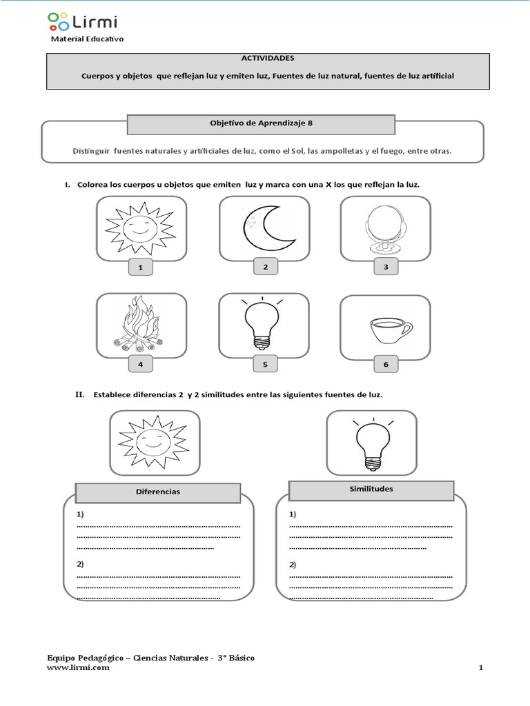 Guía N°1 Tercero - Basico - Ciencias - Unidad - 1 | PDF
