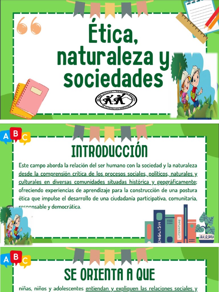 Etica, Naturaleza y Sociedad | PDF