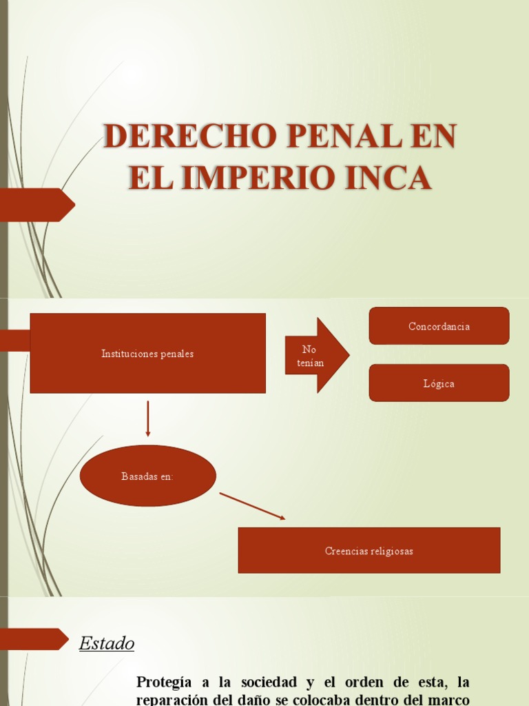 Derecho Penal en el Imperio Inca | PDF | Castigos | Derecho penal