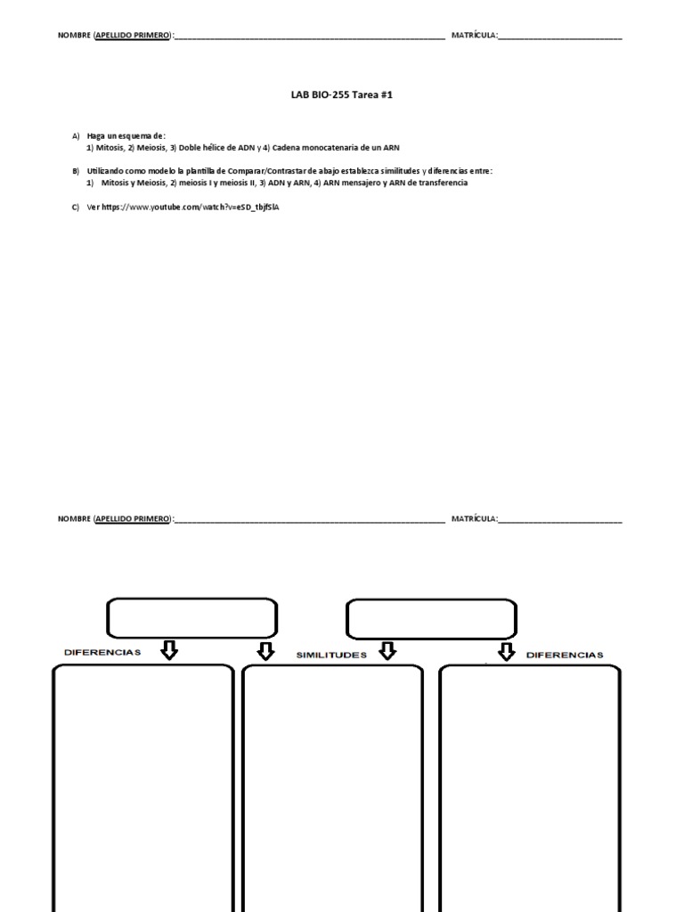 Tarea 1 - Lab BIO-255 20 Sept. 2021 | PDF