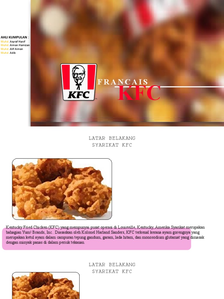 Francais KFC (Perniagaan) | PDF