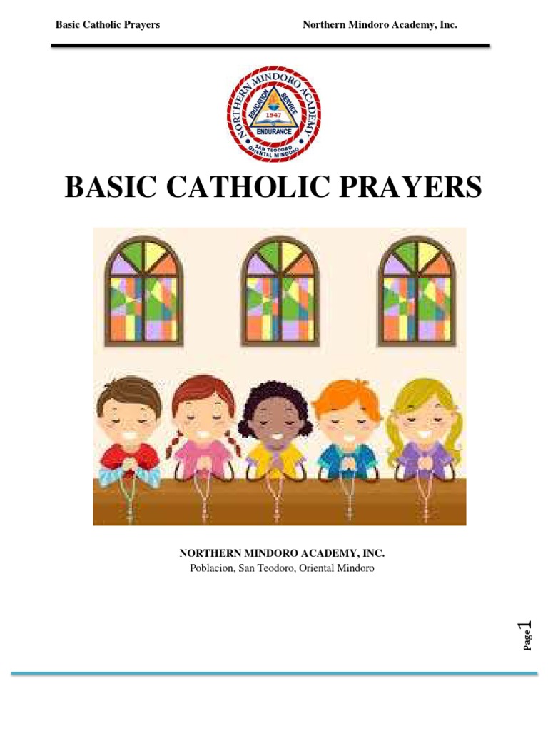Basic Catholic Prayers | PDF | Mary, Mother Of Jesus | Systematic Theology