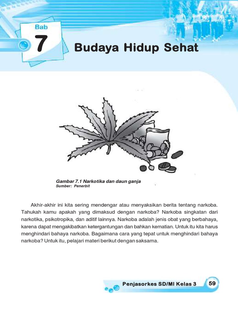 Materi PJOK Kelas 3 Bab 7 Budaya Hidup Sehat | PDF