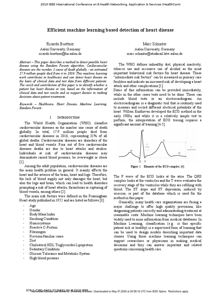 Buettner 2019 | PDF | Machine Learning | Cross Validation (Statistics)