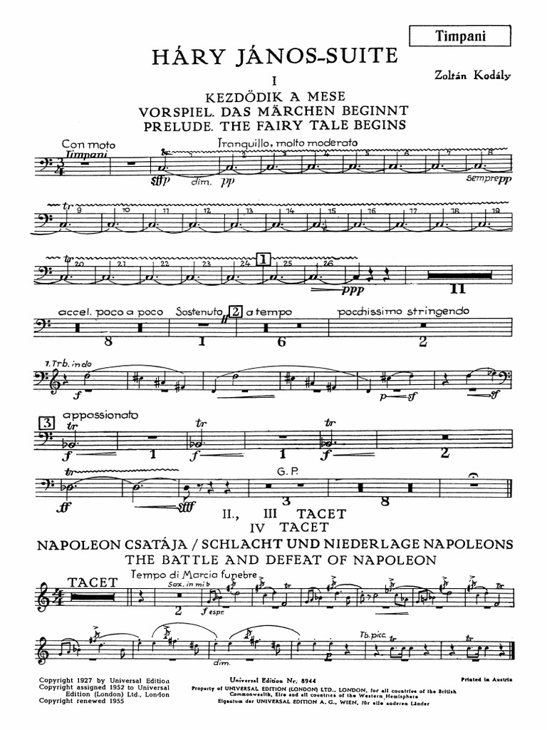 Háry János Suite | PDF