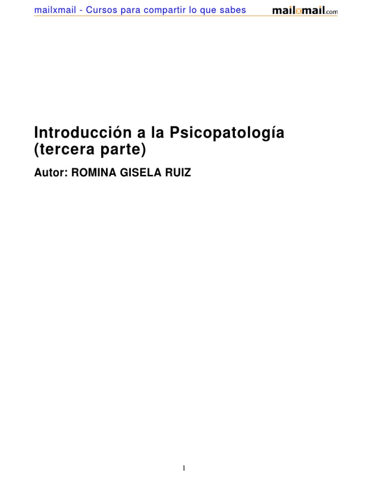 Introduccion Psicopatologia Tercera Parte | PDF | La dependencia de sustancias | Drogas