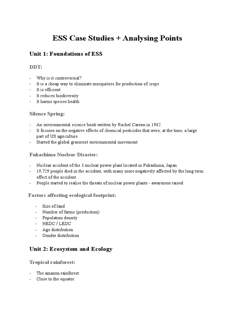 Ess Case Studies | PDF