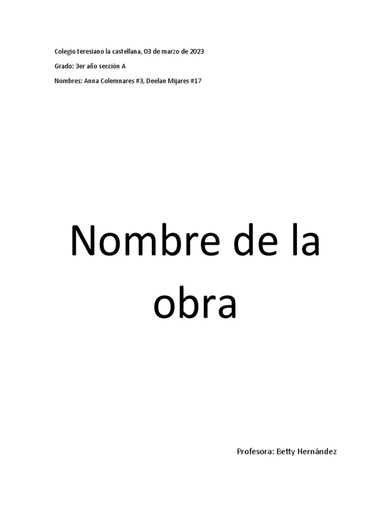 Guion Teatral | PDF | Rachel