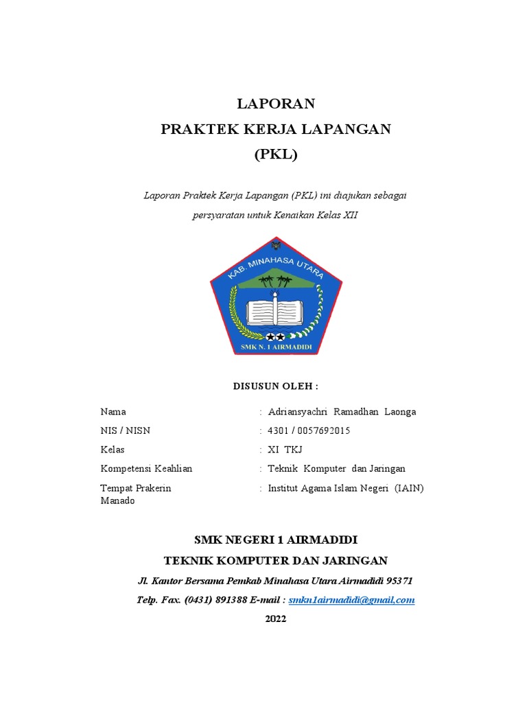 Laporan PKL Model Skripsi | PDF Laporan PKL Model Skripsi | PDF