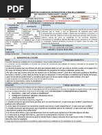 Sesion de Aprendizaje - DPCC 1° - #1 | PDF | Aprendizaje | Las emociones