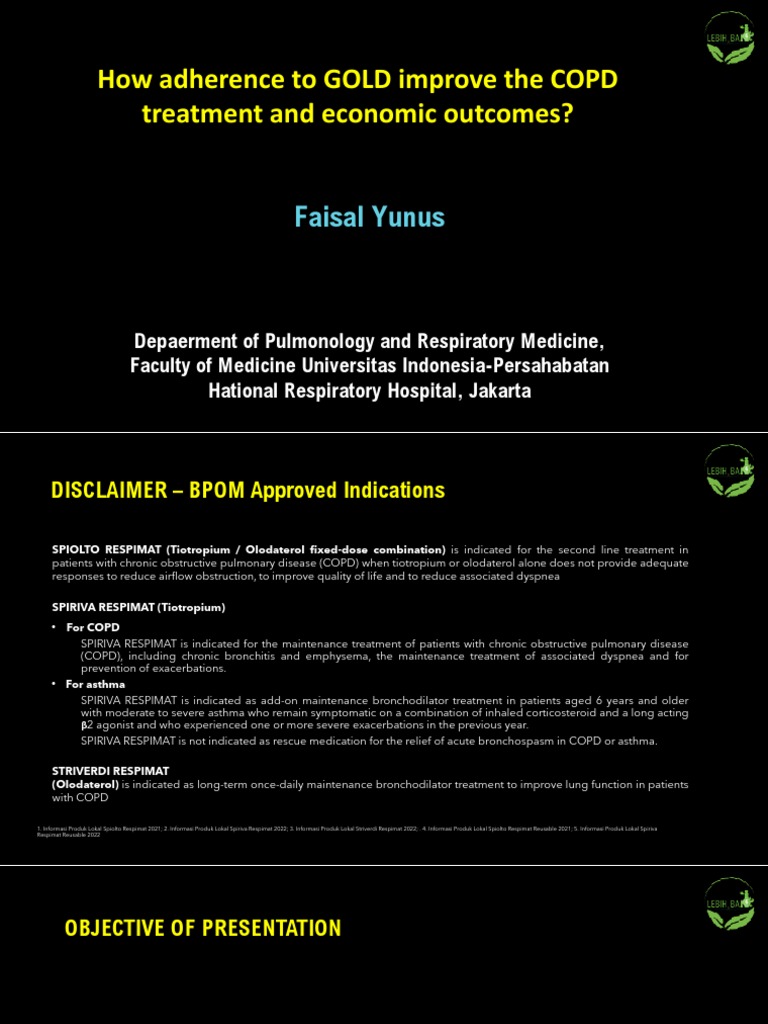 Faisal Yunus PIPKRA How Adherence To GOLD Improve The COPD Treatment ...