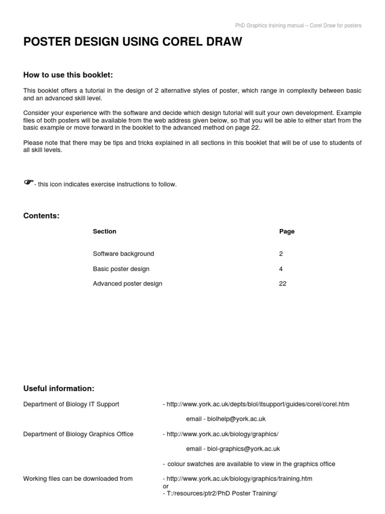 Corel Draw Poster Design | PDF | Icon (Computing) | Graphics