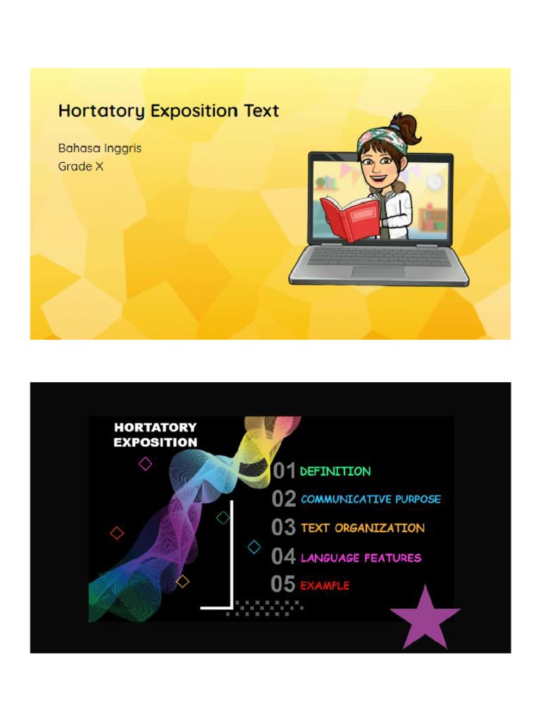 Hortatory Exposition Text | PDF