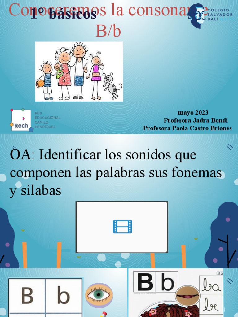 Letra B Primero Basico | PDF