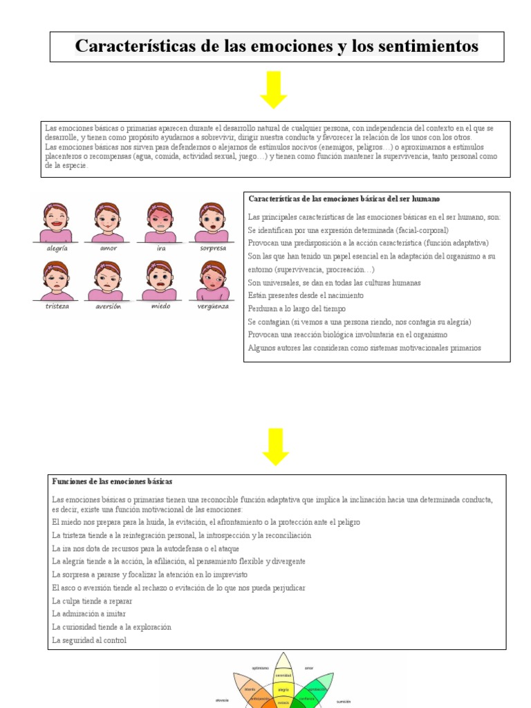 Actividad 1 Emociones y Sentimientos+ | PDF | Las emociones ...