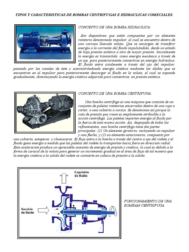 Bombas - Dotacion de Servicios | PDF | Bomba | Bienes manufacturados