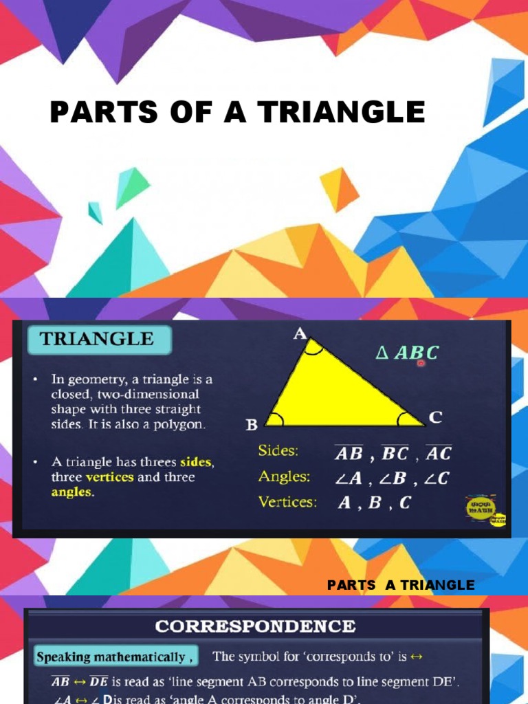Congruence of A Triangle | PDF