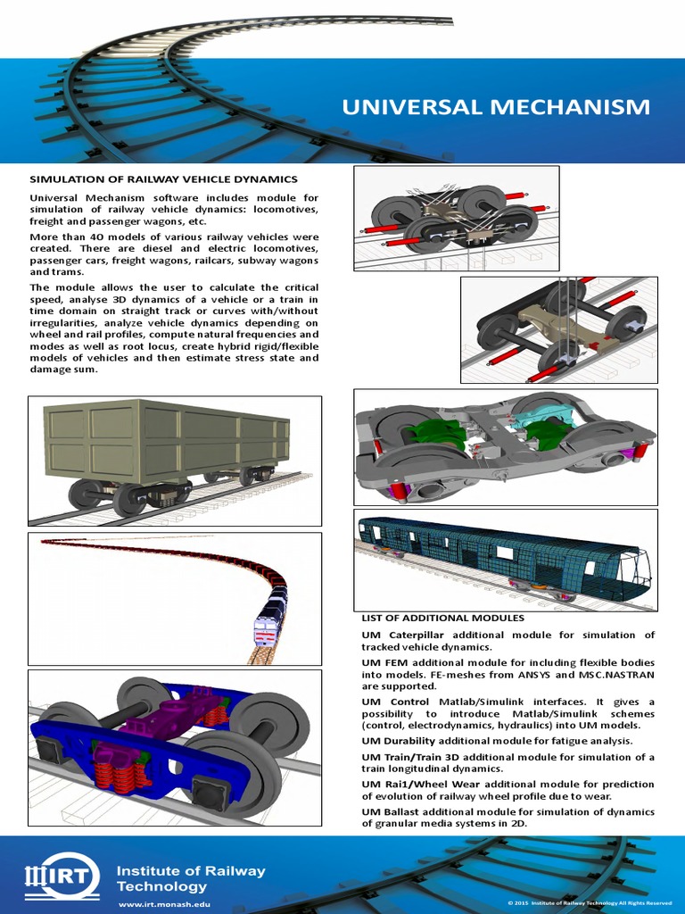 Universal Mechanism 2 | PDF | Train | Rail Transport