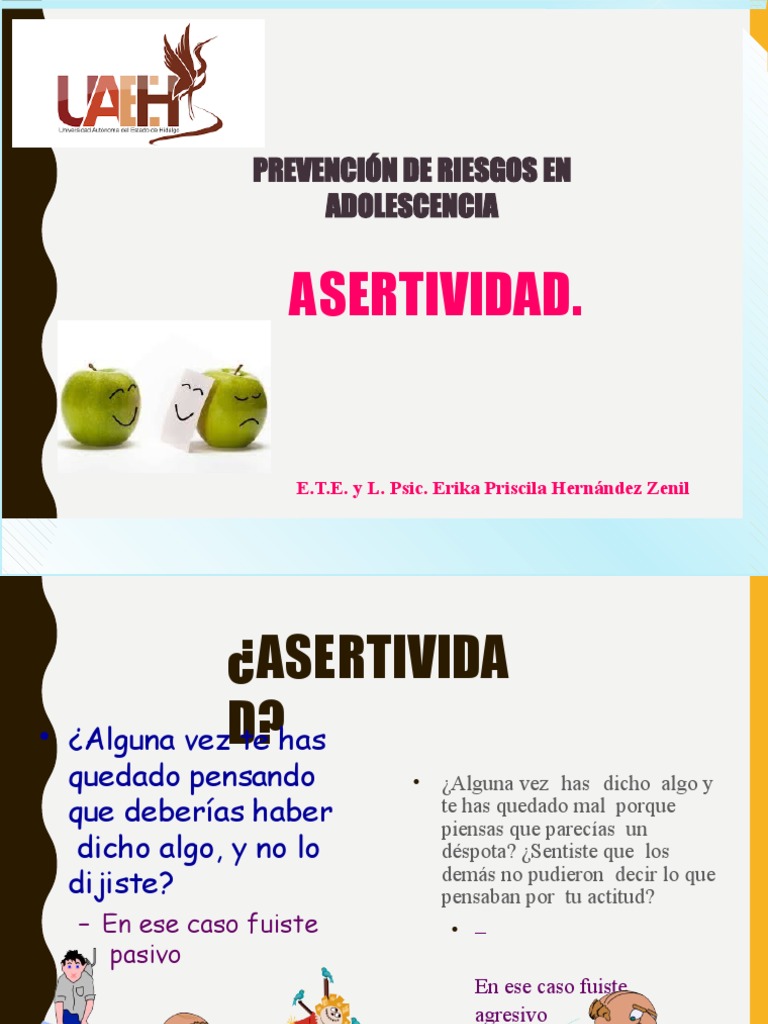 Asertividad | PDF | Ciencias del comportamiento | Psicología Social