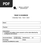 Chemistry Form 1 2 3 4 Revision Questions and Answers | PDF | Water ...