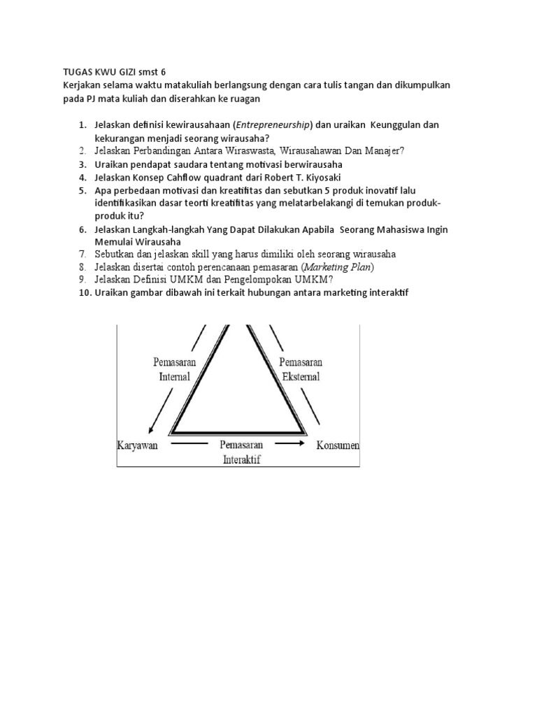 Review Materi KWU SMS 6 | PDF