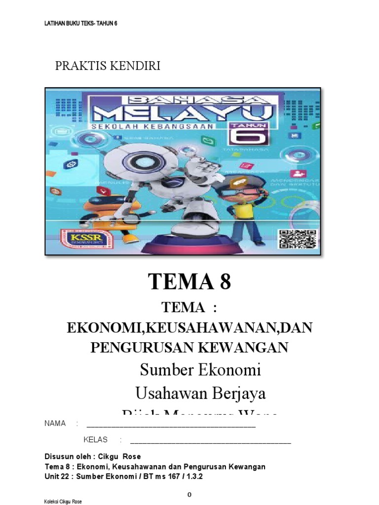 TEMA 8 - BT BM THN 6-New | PDF