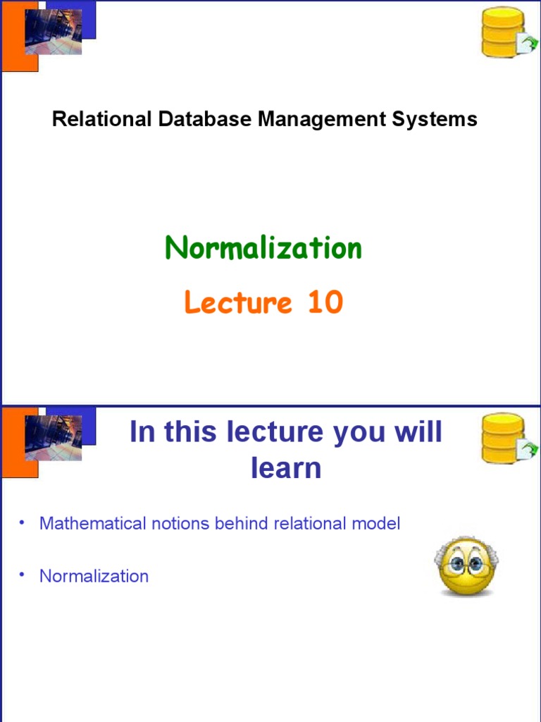 Lecture 11fjylkgey | PDF | Relational Model | Relational Database