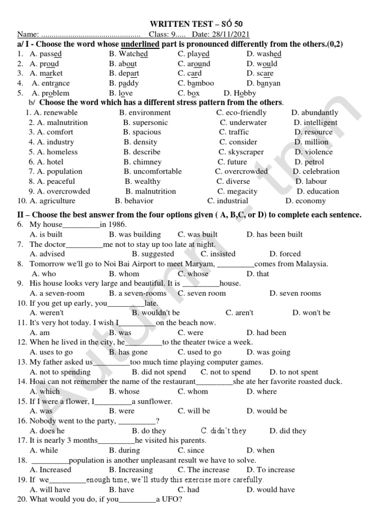 ĐỀ 50 9e Pdf