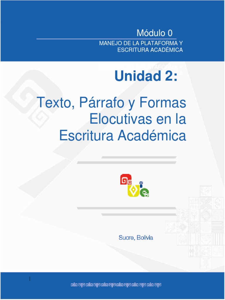 Texto Academico 2 Modulo 0 | PDF | Narración | Oración (Lingüística)
