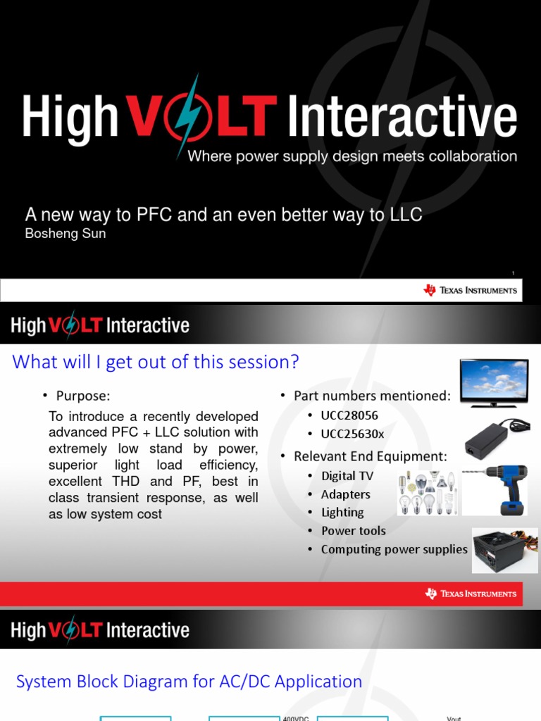 A New Way To PFC and An Even Better Way To LLC | PDF | Power (Physics ...