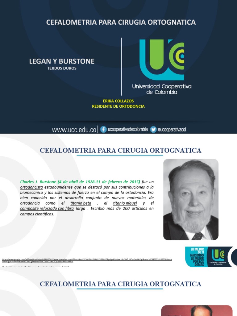 Cefalometria Legan y Burstone. | PDF | Ortodoncia | Cirugía