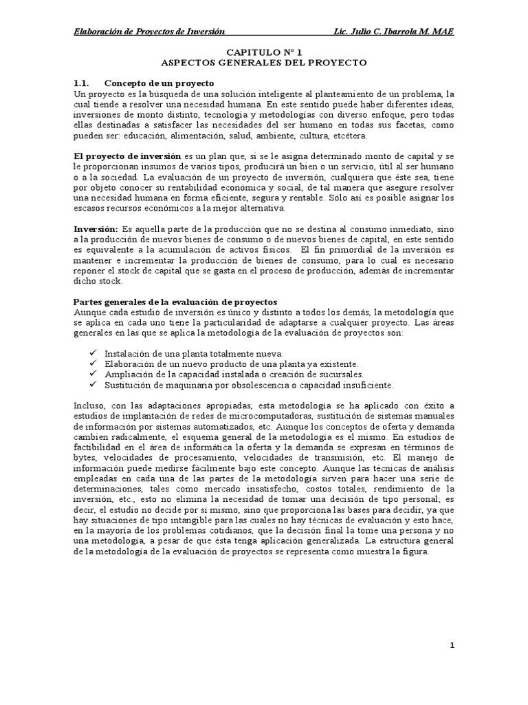 Capitulo 1 - Aspectos Generales | PDF | Mercado (economía) | Inversiones