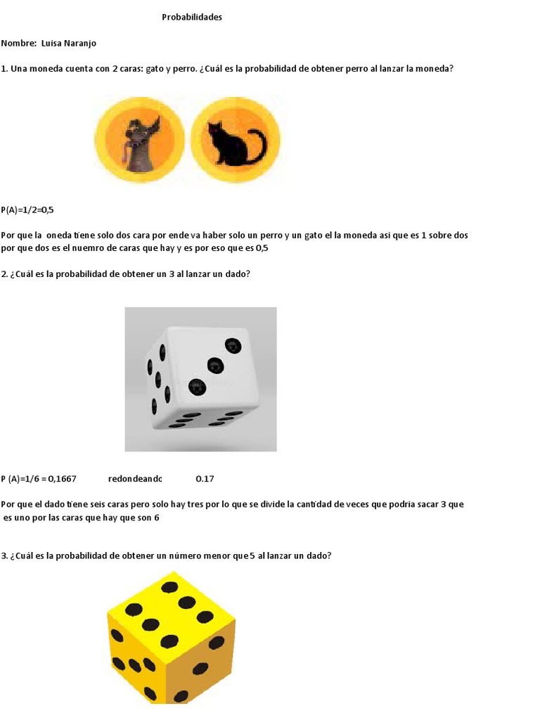 Ejercicios de Probabilidad | PDF | Probabilidad | Science