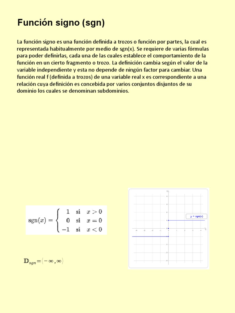 11.-Función Signo y Escalar Unitario | PDF