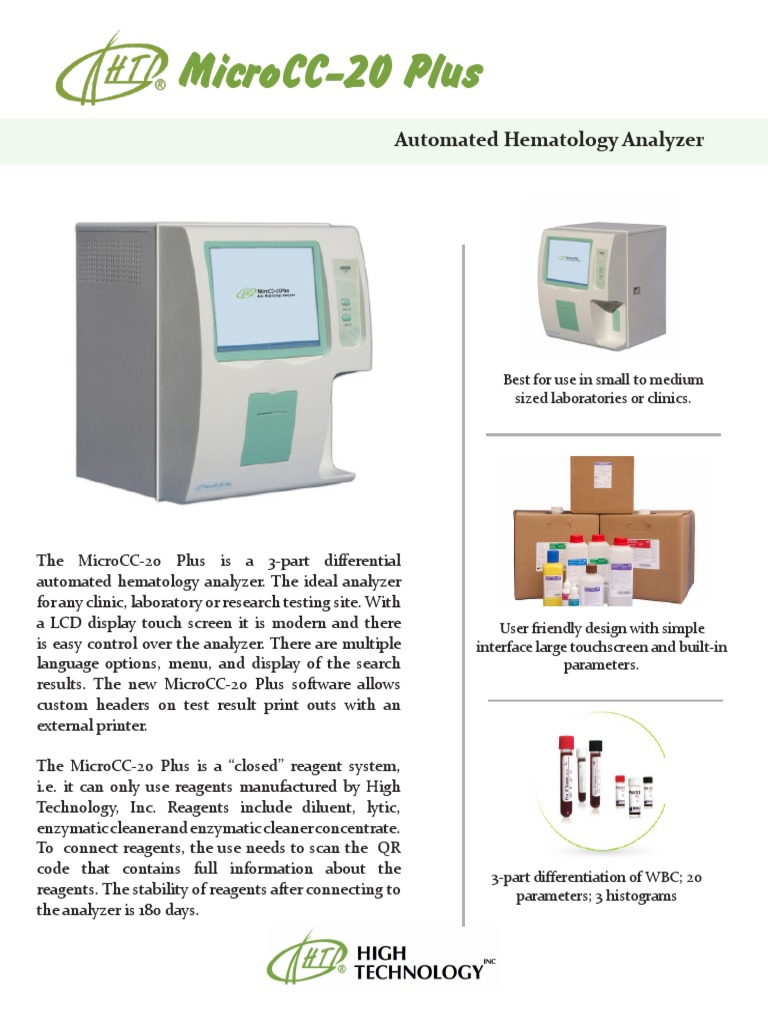 MicroCC-20 Plus Brochure - English Rev. 2 | PDF | Computer Science ...