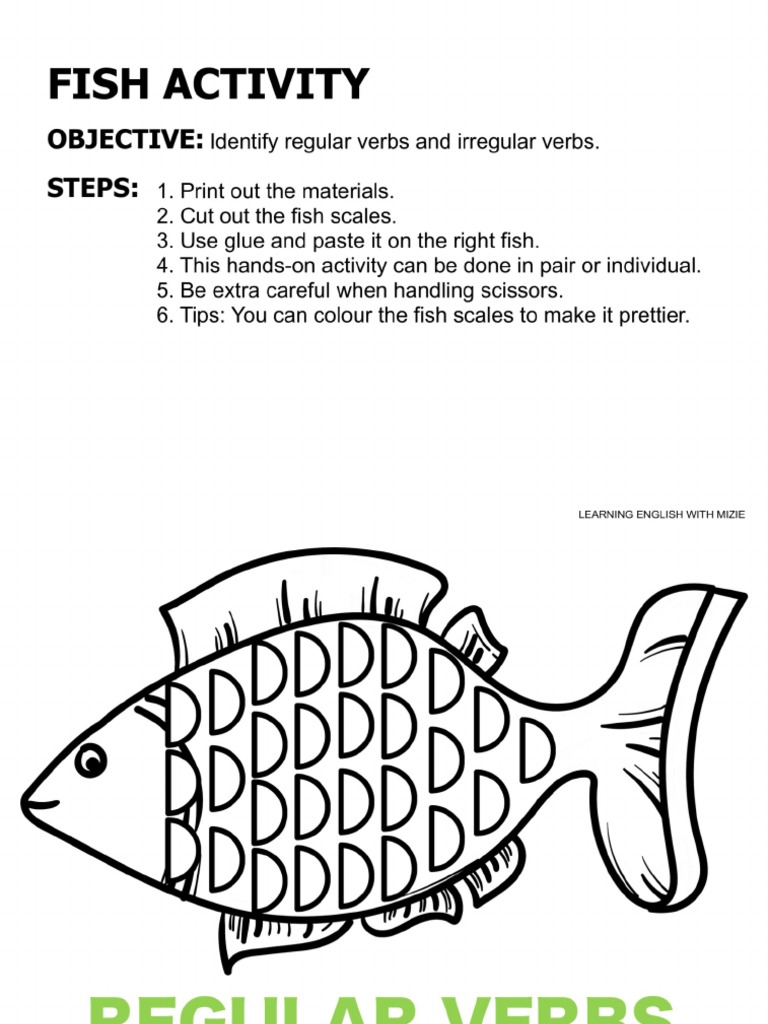 FISH ACTIVITY With Mizie | PDF