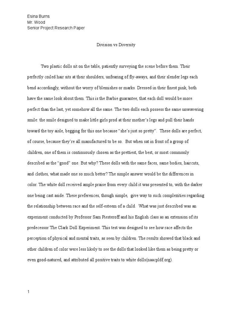Senior Project Research Paper | PDF | Psychological Trauma | Emotions